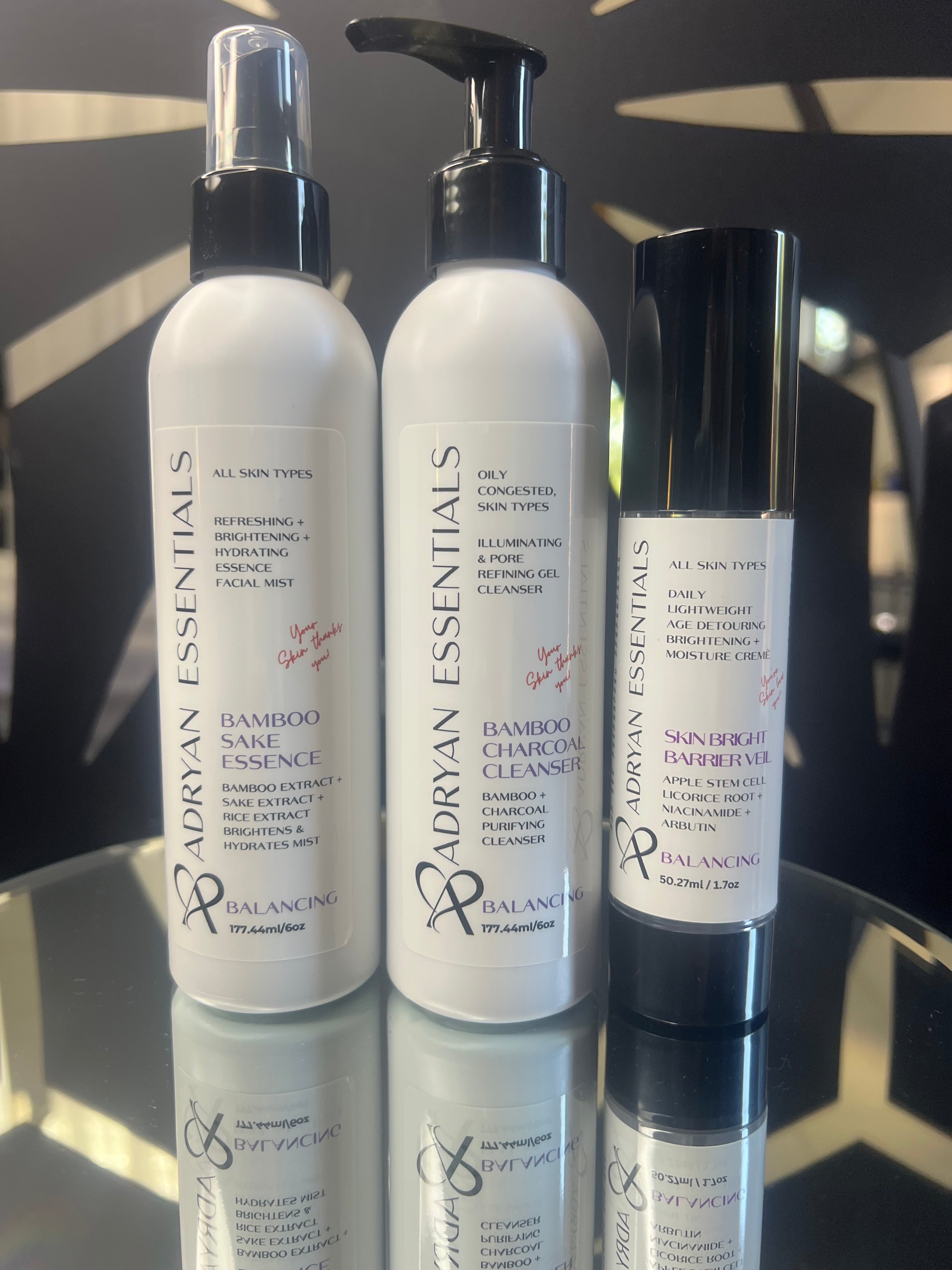 AE-SC - BALANCING COLLECTION MINIMALIST ESSENTIALS BUNDLE – Adryan Aesthetics & Essentials